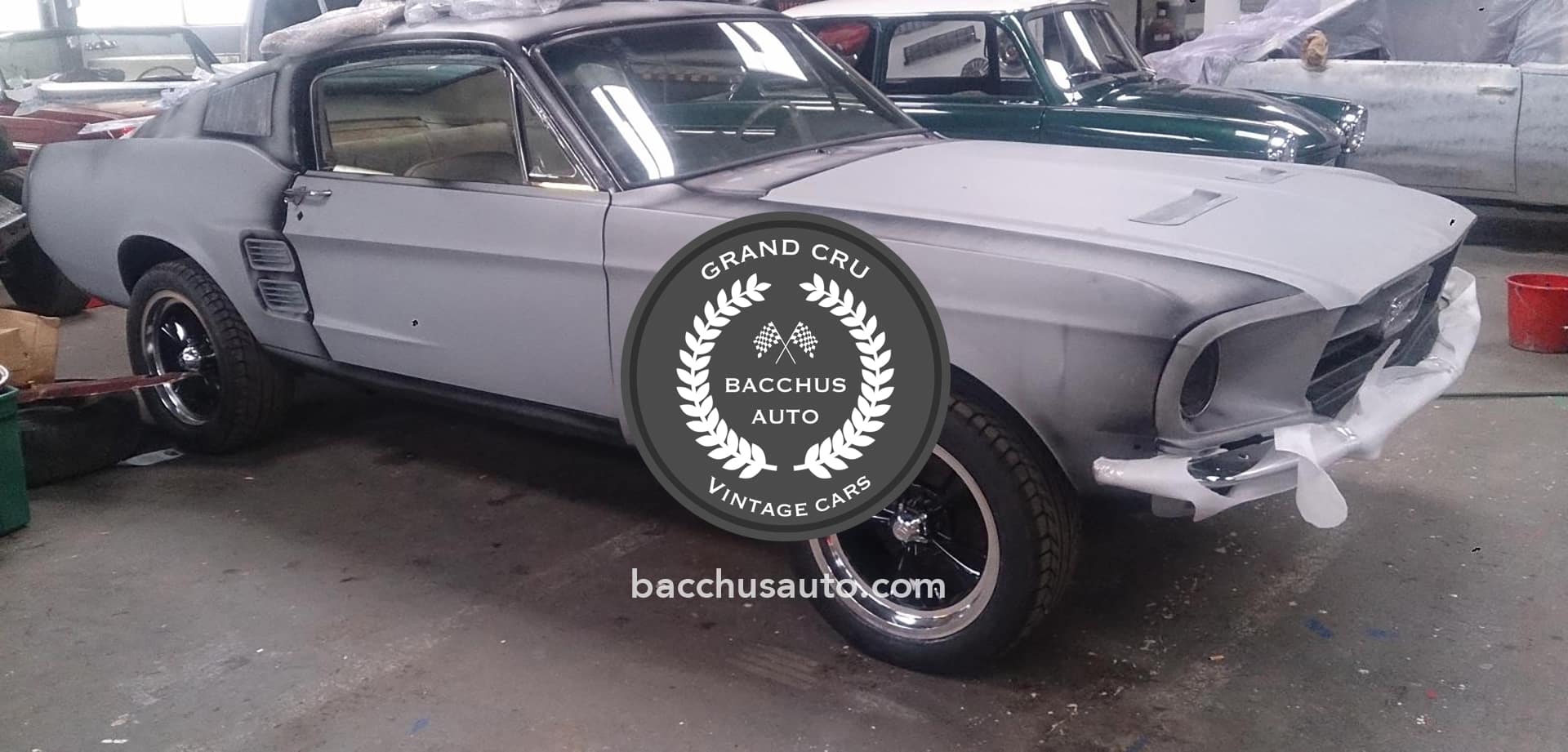 1967 MUSTANG 289 FASTBACK « PROJECT CAR » - Bacchus Auto Vintage Cars